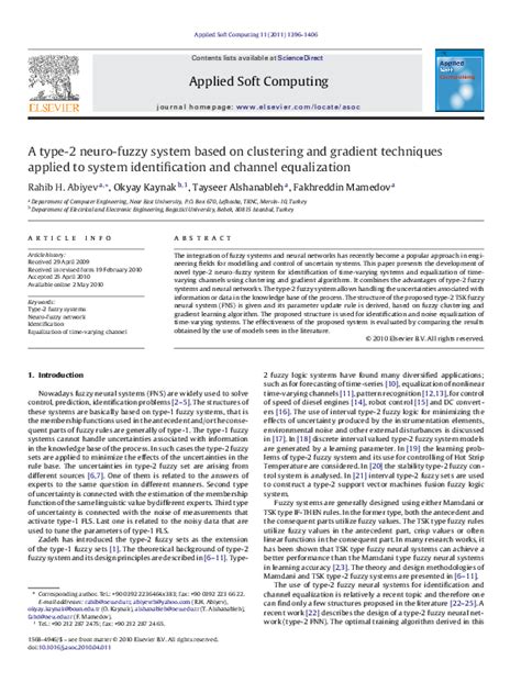 Pdf A Type 2 Neuro Fuzzy System Based On Clustering And Gradient