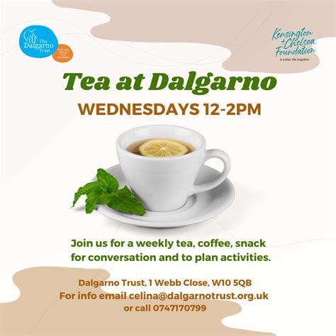Emotional Well Being Group Tea At Dalgarno The Dalgarno Trust