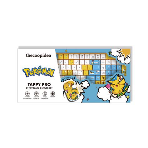 Pokémon Tappy Pro Wireless Keyboard And Mouse Set