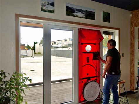 Blower Door Test — Fairfield Construction