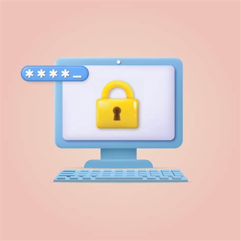 Premium Vector 3d Personal Data Security Concept Vector