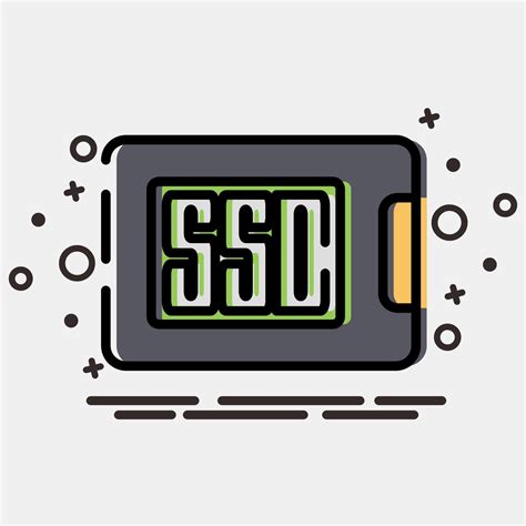 Icon Ssd Computer Components Elements Icon In Mbe Style 65608258 Vector Art At Vecteezy