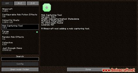 Mob Capturing Tool Mod 1minecraft