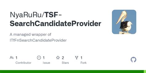 Github Nyarurutsf Searchcandidateprovider A Managed Wrapper Of Itffnsearchcandidateprovider