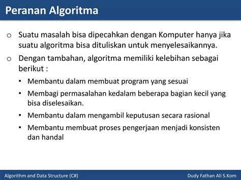 Algorithm And Data Structure Pengantar Pptx