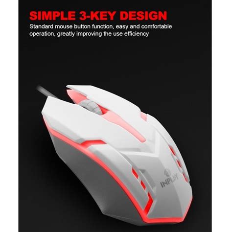 Inplay Stx200 Rainbow Backlit Gaming Keyboard And Mouse Usb Ps