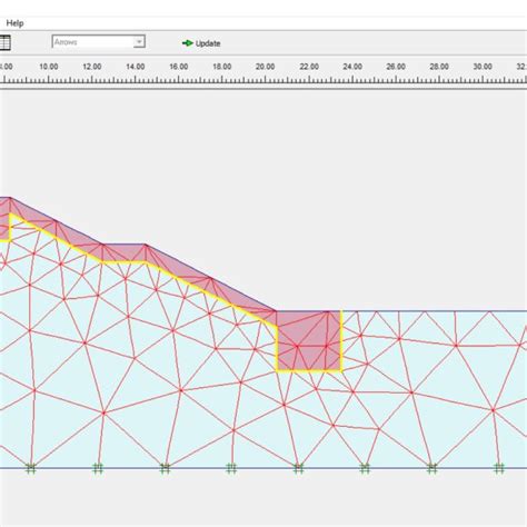 Deformed Mesh Refined Near Geotextile Layer Download Scientific Diagram