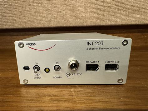 Weiss Int 203 Firewire Interface 2017 Reverb