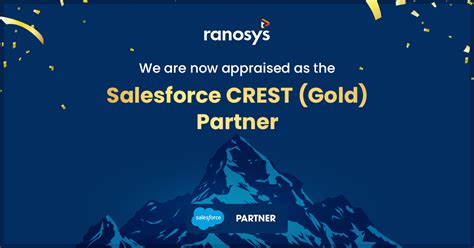Ranosys Achieves The Prestigious Salesforce Crest Gold Partner Status