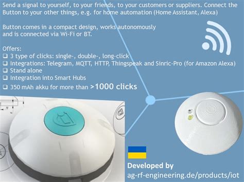 Push Button Wifi Or Bluetooth Wemos D1 Mini Esp32 Esp8266 For Iot Etsy
