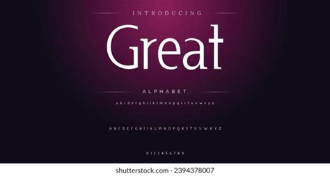 Condensed Modern Bold Font Sans Serif Stock Vector Royalty Free 2394378111 Shutterstock