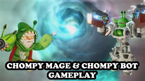 Skylanders Imaginators Chompy Mage And Chompy Bot Gameplay Chompy Power Team N°2 Youtube