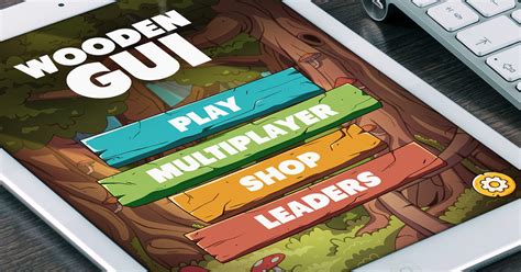 Wooden Gui 2d Gui Unity Asset Store