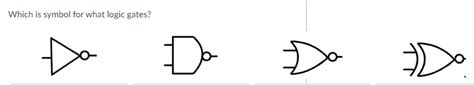 Solved 1 Select XNOR INV NAND XOR Chegg Com