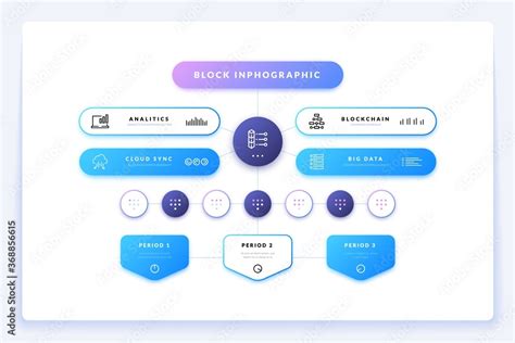Flowchart Structure Hierarchy Scheme Infographic For Business Presentation And Structure