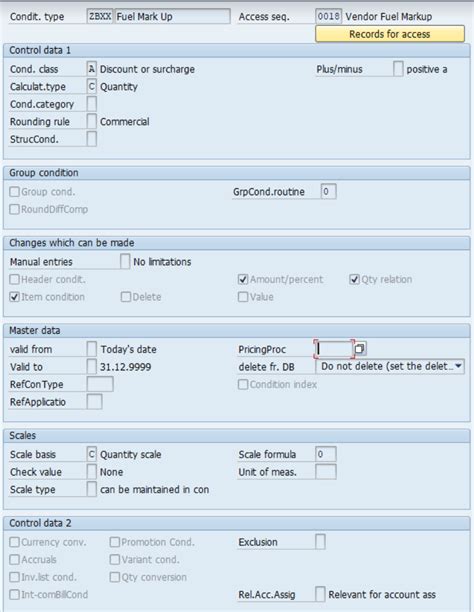 Solved Po Pricing Condition Adding Markup Sap Community