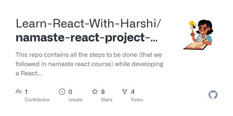 Github Learn React With Harshi Namaste React Project Setup Cheatsheet