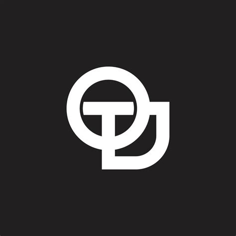 Letters Tod Simple Linked Overlap Logo 56636776 Vector Art At Vecteezy