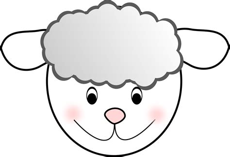 Sheep Mask Sheep Face Sheep Mask Sheep Template