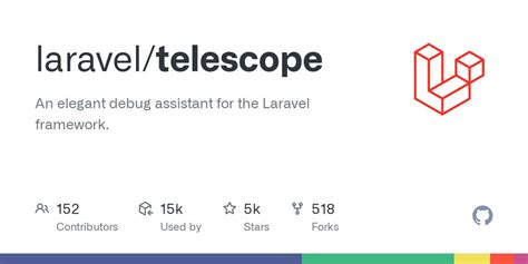 telescope an elegant debug assistant for the laravel framework r github trends