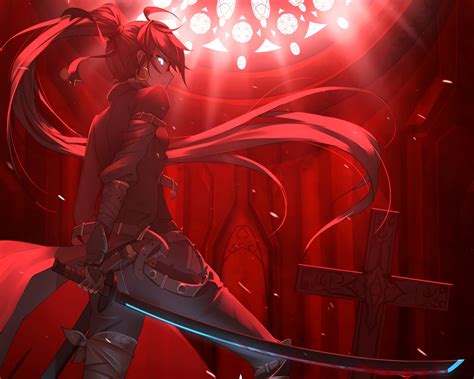 Anime Blood Mage Girl