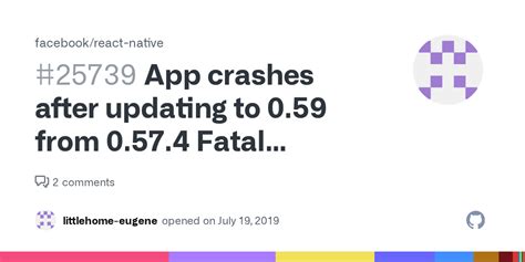 App Crashes After Updating To 059 From 0574 Fatal Exception Mqts · Issue 25739 · Facebook