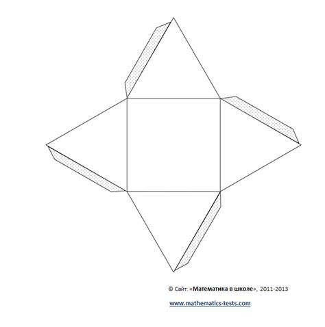 Пирамида своими руками размеры и чертежи