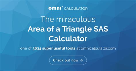 Area Of A Triangle SAS Calculator