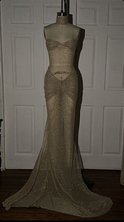 Mirror Palais Sparkling Dress Gown Fairy Aesthetic Glam Dresses