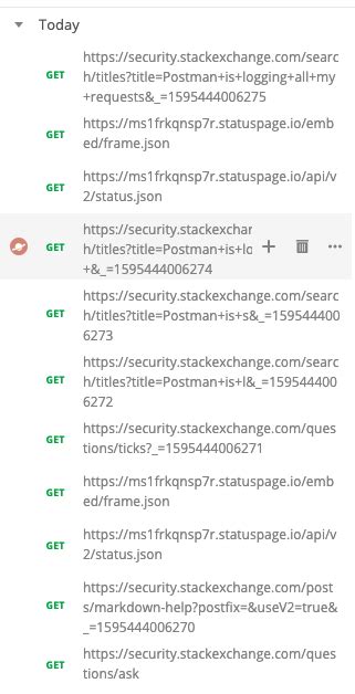 Request Logging Help Hub Postman Community