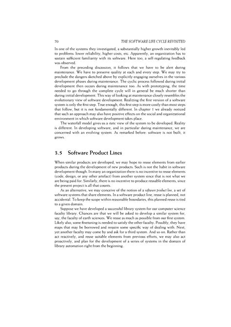 Software Engineering Lecture Notes 18 70 The Software Life Cycle