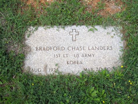 Bradford Chase Brad” Landers 1927 2008 Find A Grave Memorial
