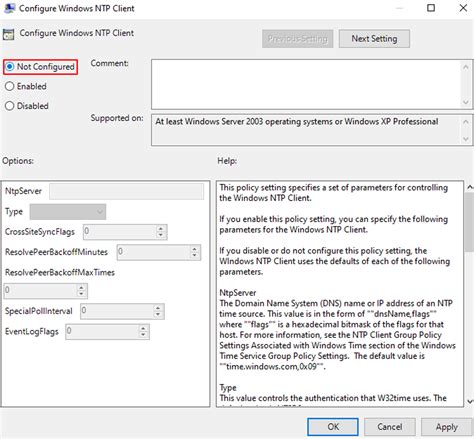 Configuring The Ntp Service For A Windows Elastic Compute Service