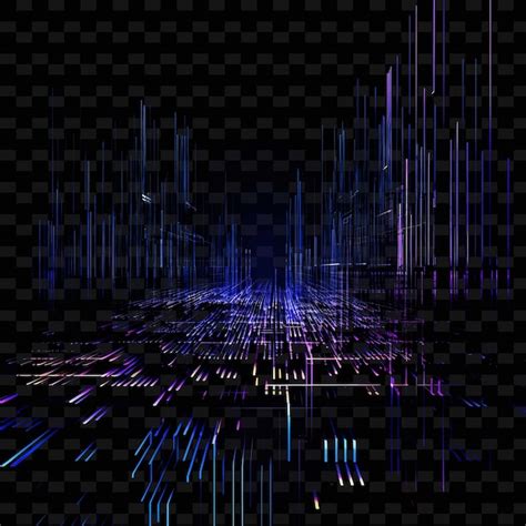 Premium Psd Glitch Glitchy Lines Corrupted Data Vibrant Purple