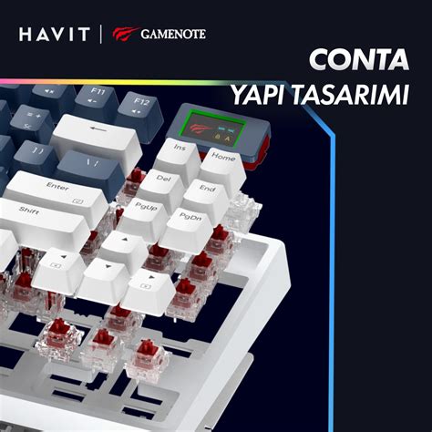 Havit Gamenote KB L Rgb Mekanik Klavye INÇ Tft Lcd Fiyatı