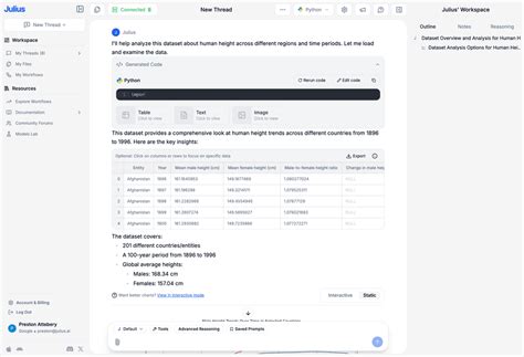 Excel Ai Generate Formulas And Analyze Data With Julius