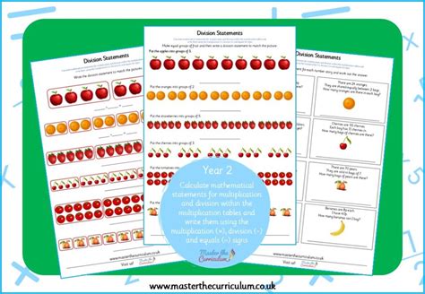 Calculate Division And Record Using Symbols Master The Curriculum