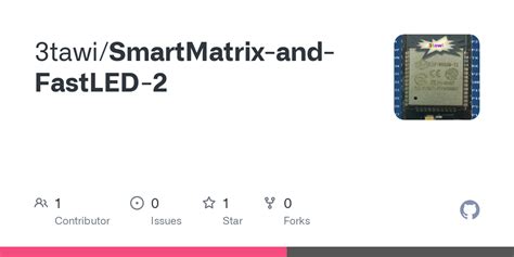 Github 3tawismartmatrix And Fastled 2