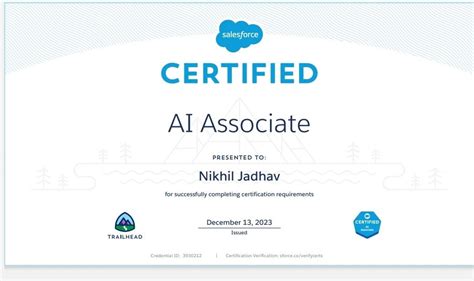 Salesforce Aiassociate Salesforcedeveloper Salesforcecommunity