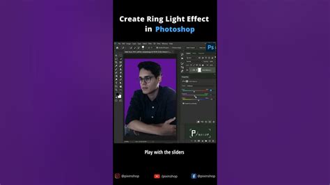 Create Ring Light Effect In Photoshop 🔵 Youtube