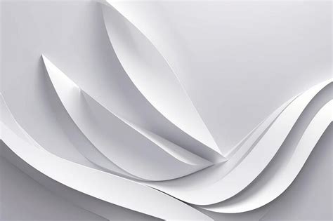 Premium Photo 3d White Geometric Abstract Background Overlap Layer On
