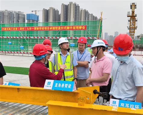 佛山市建筑业协会 我市住建领域首次举办承插型盘扣式钢管脚手架观摩交流会2023 04 19