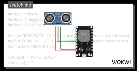 Water Level Monitering Wokwi Esp32 Stm32 Arduino Simulator