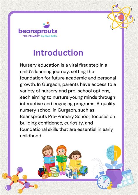 Ppt Foundations Of Success Exploring Gurgaons Nursery Schools