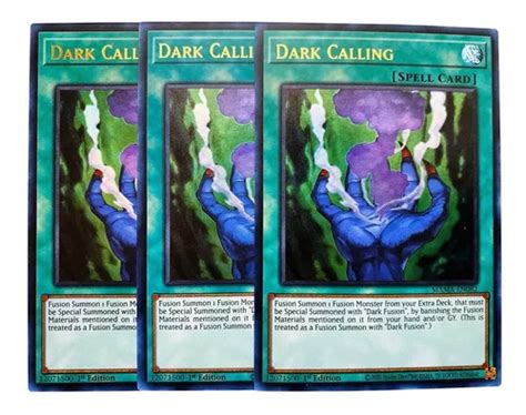 Set 3 Dark Calling Ultra Rare Yugioh Mercadolibre