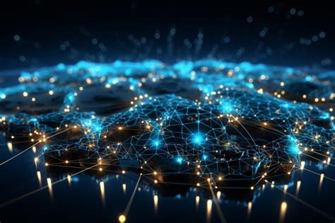 Global Healthcare Network Design Premium Ai Generated Image