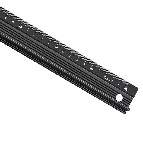 Multifunctional Metal Drafting Ruler Aluminum Alloy Ruler With Metric