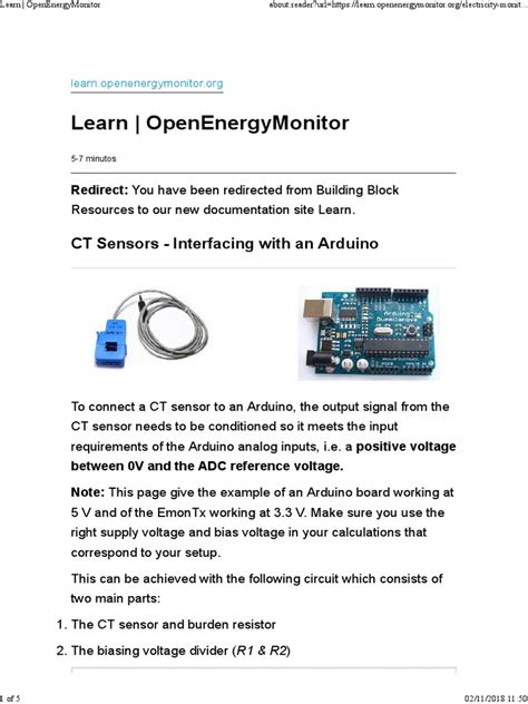 current transformers ct sensors interfacing with an arduino