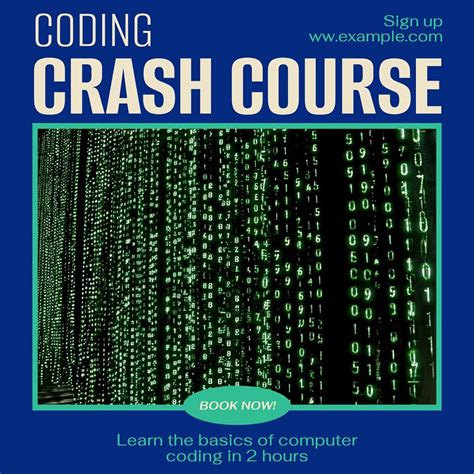 Coding Crash Course Poster Template Premium Editable Template Rawpixel
