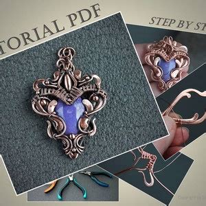 Tutorial Wire Wrap Advanced Wire Weave Tutorial For Wire Etsy